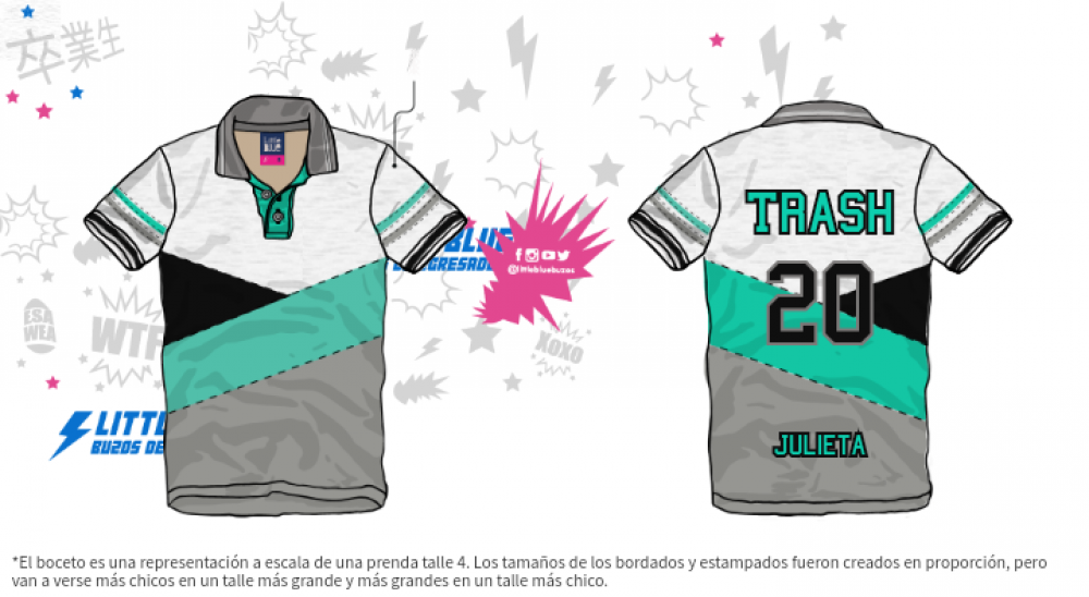 Compartí tu diseño - Camperas y Buzos de Egresados Little Blue