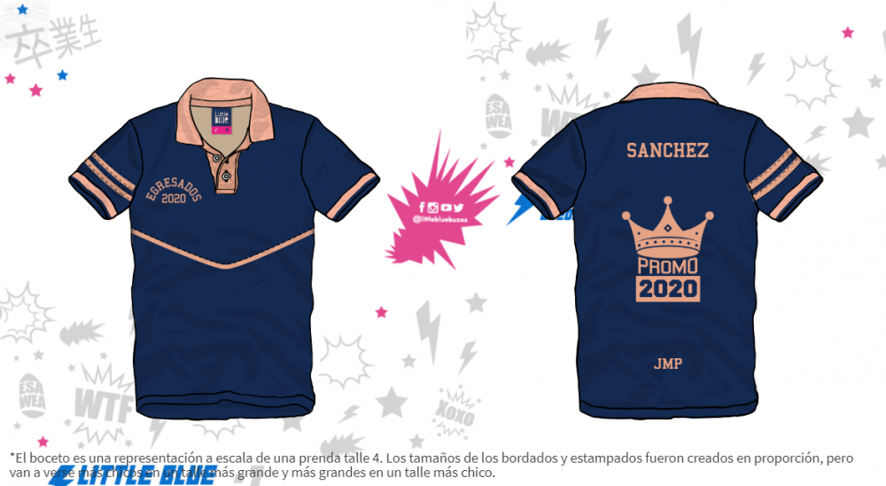 Compartí tu diseño - Camperas y Buzos de Egresados Little Blue
