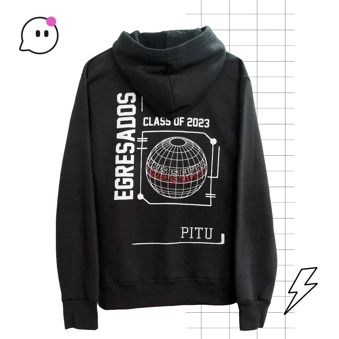 Buzo Canguro - Camperas y Buzos de Egresados Little Blue